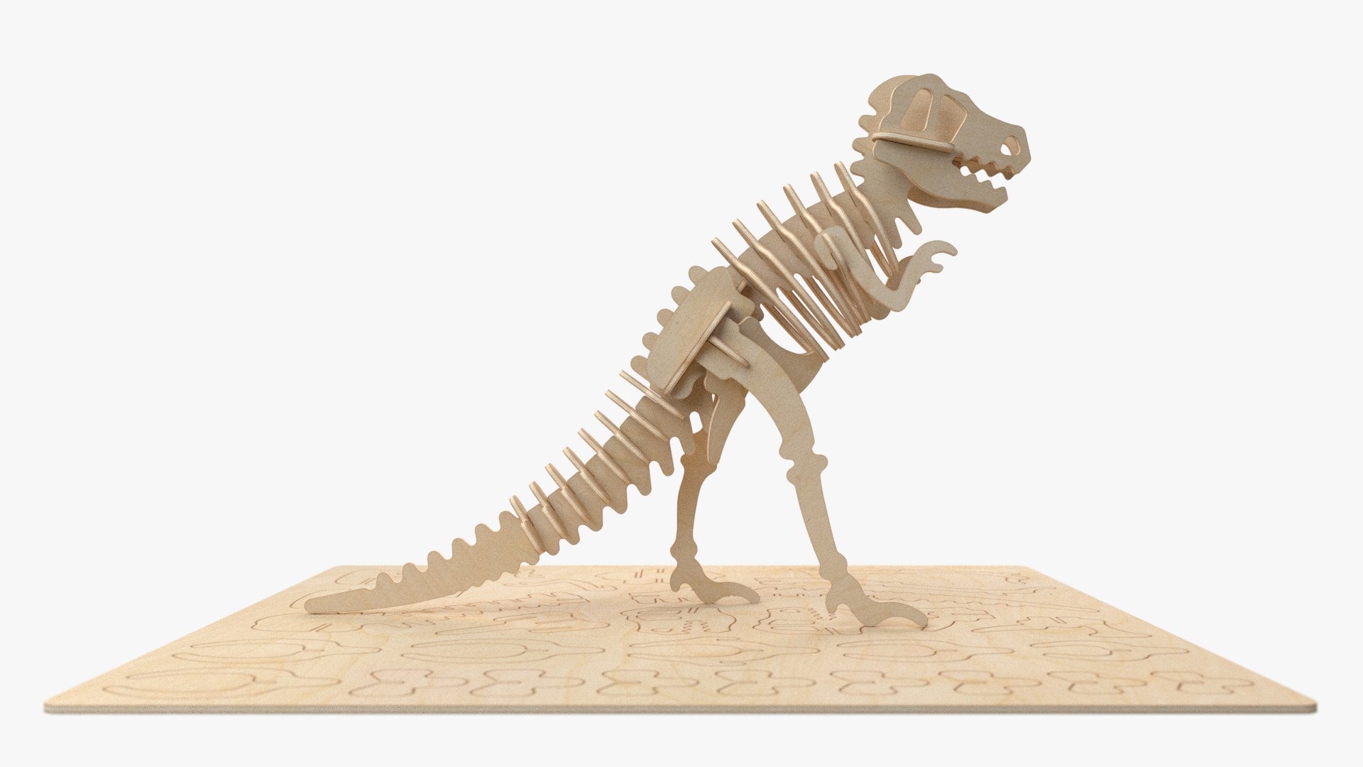 3D T-rex Rex Laser Model - TurboSquid 1666620