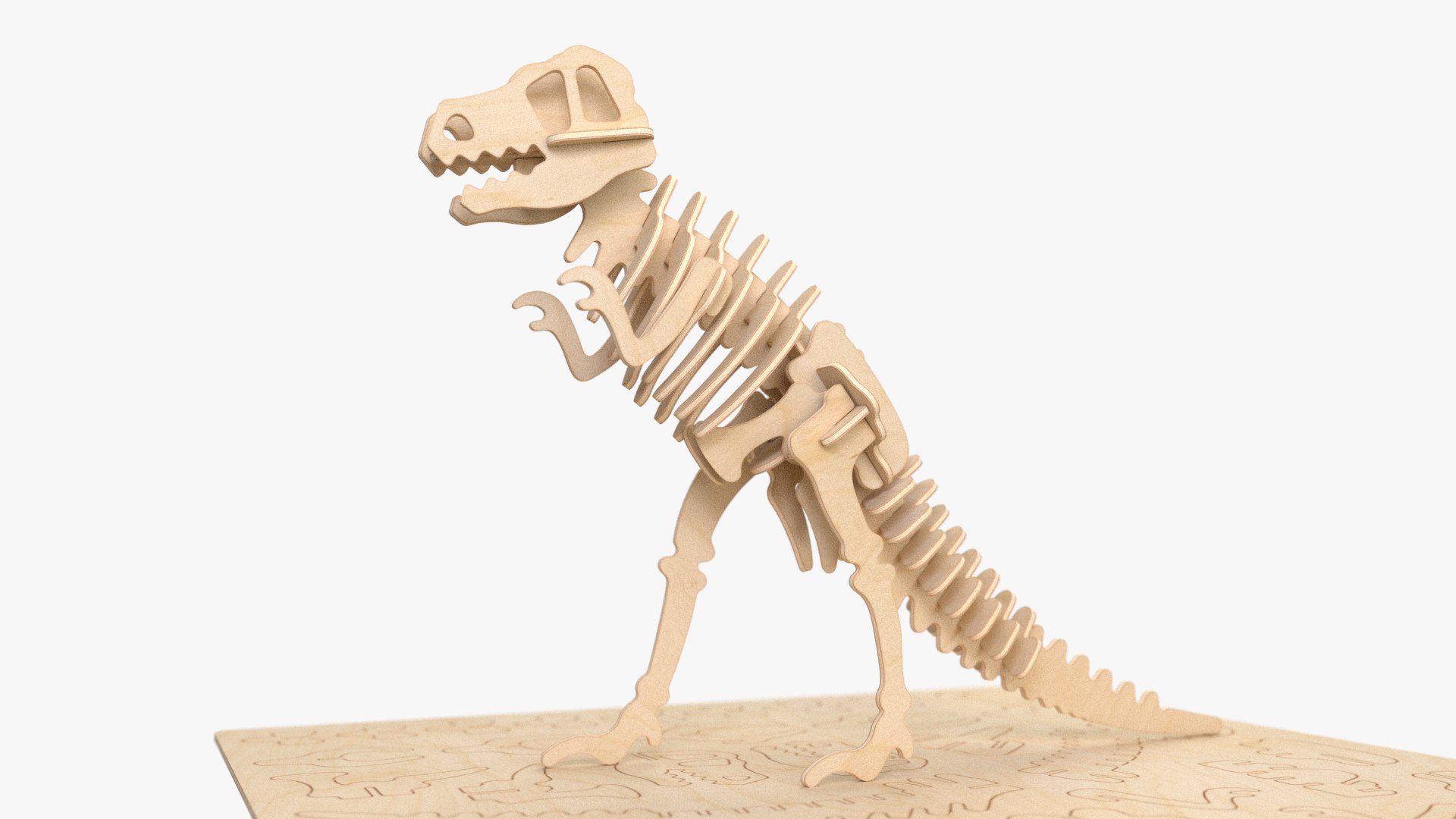 3D T-rex Rex Laser Model - TurboSquid 1666620
