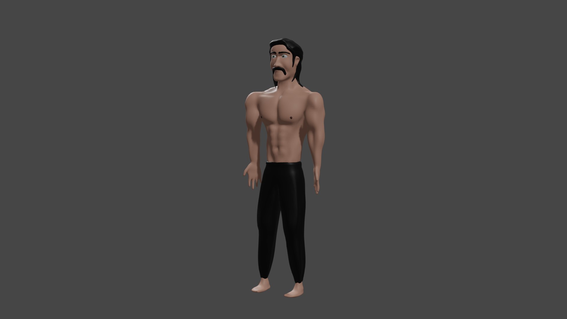 3D Muscular Man - TurboSquid 2181963