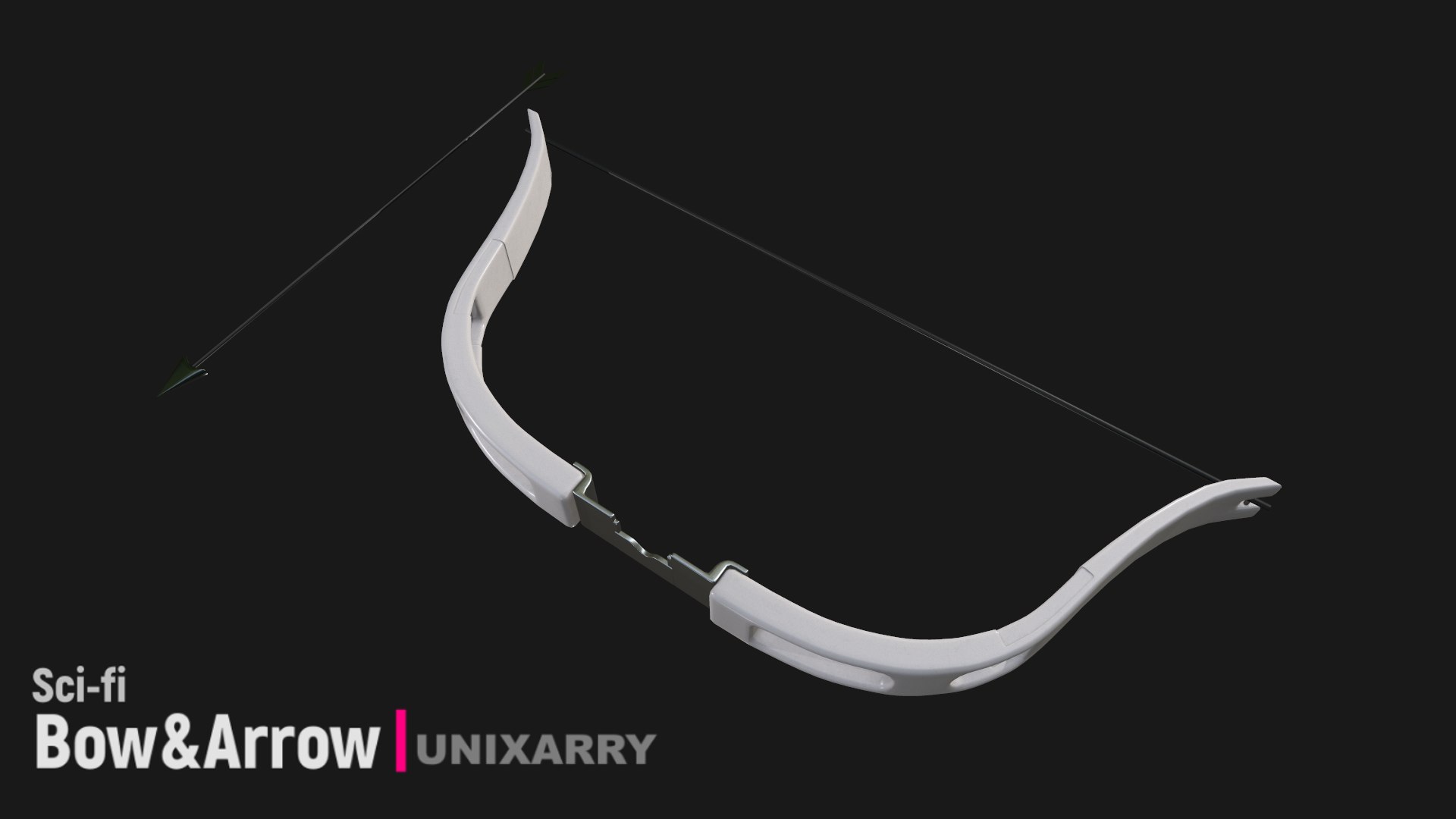 3D Scifi Bow Arrow Rigged1 - TurboSquid 2187969