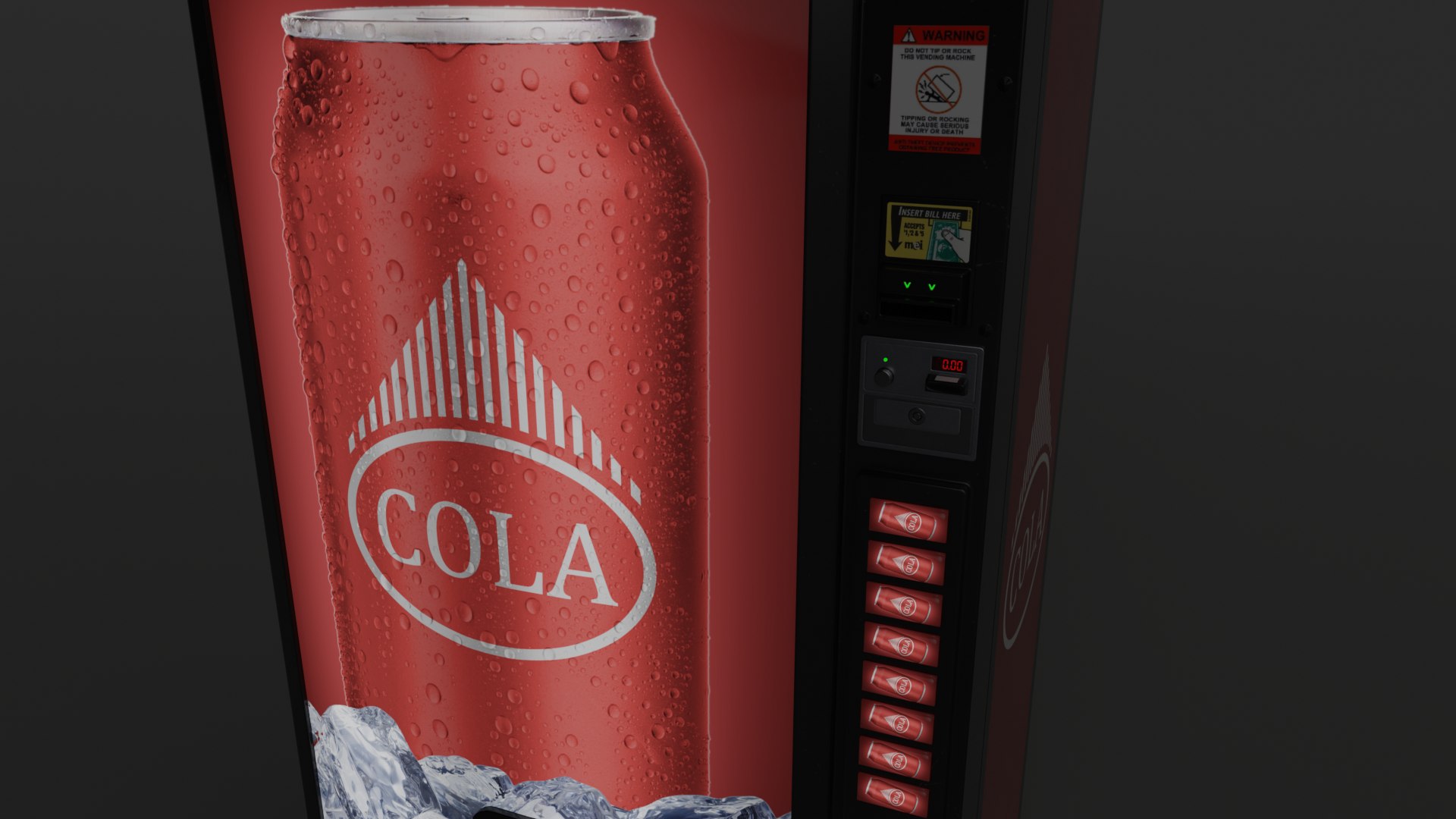 Cola Vending Machine 3D - TurboSquid 2112153