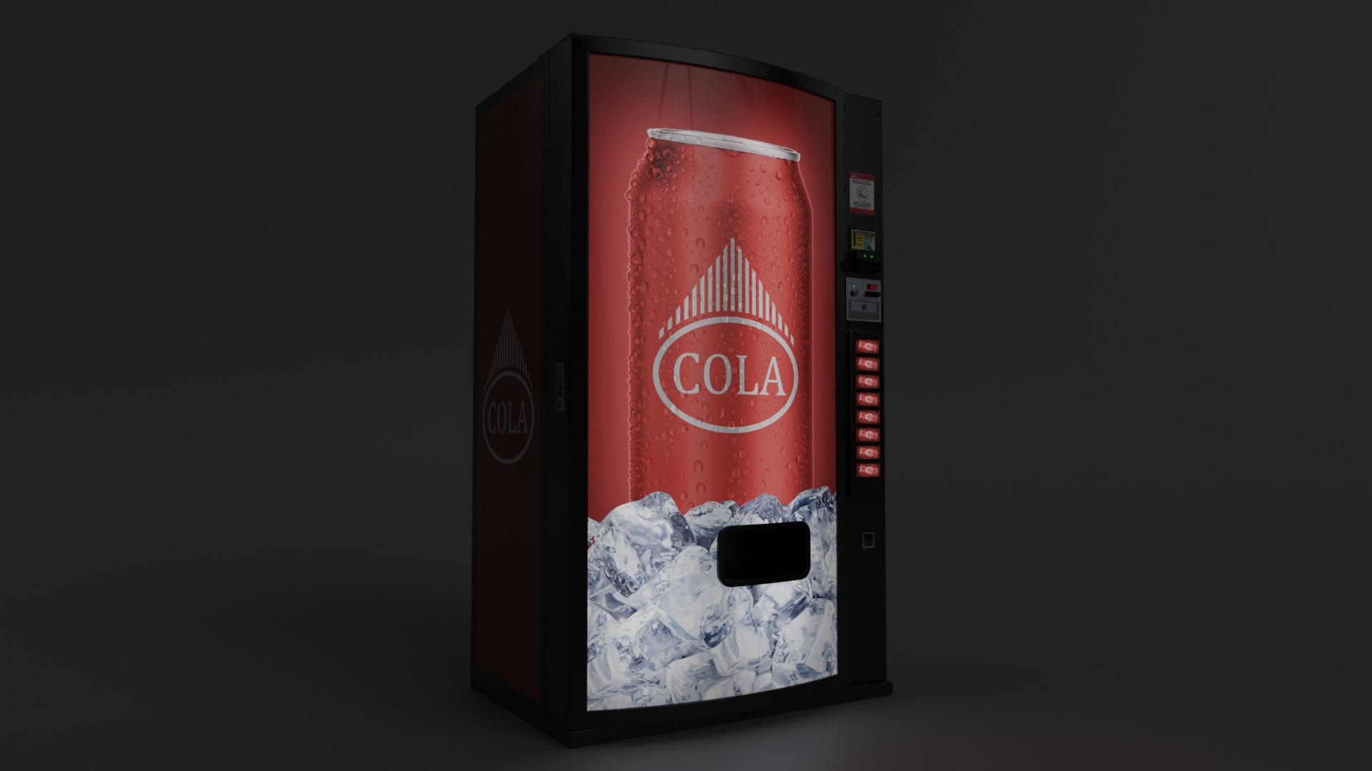 Cola Vending Machine 3D - TurboSquid 2112153