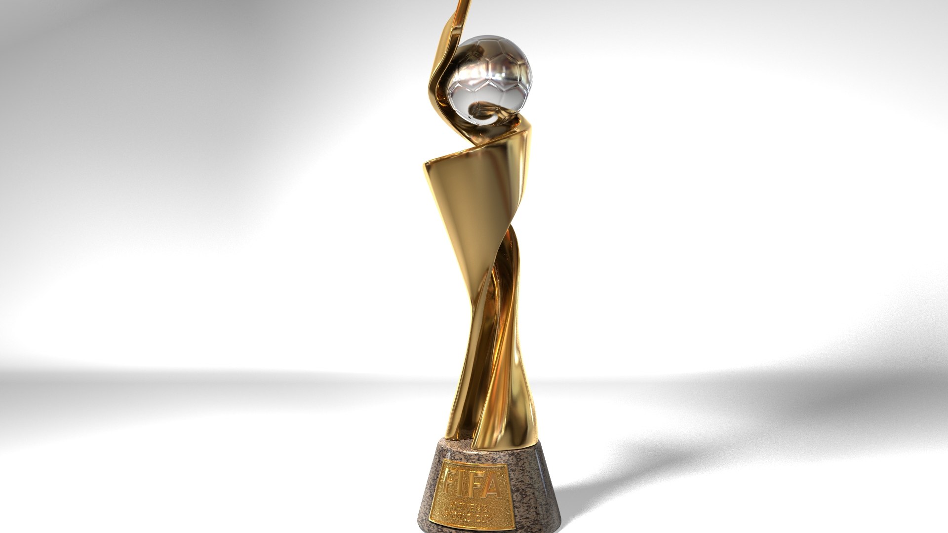 FIFA Womens World Cup soccer trophy 3D-Modell - TurboSquid 2099273