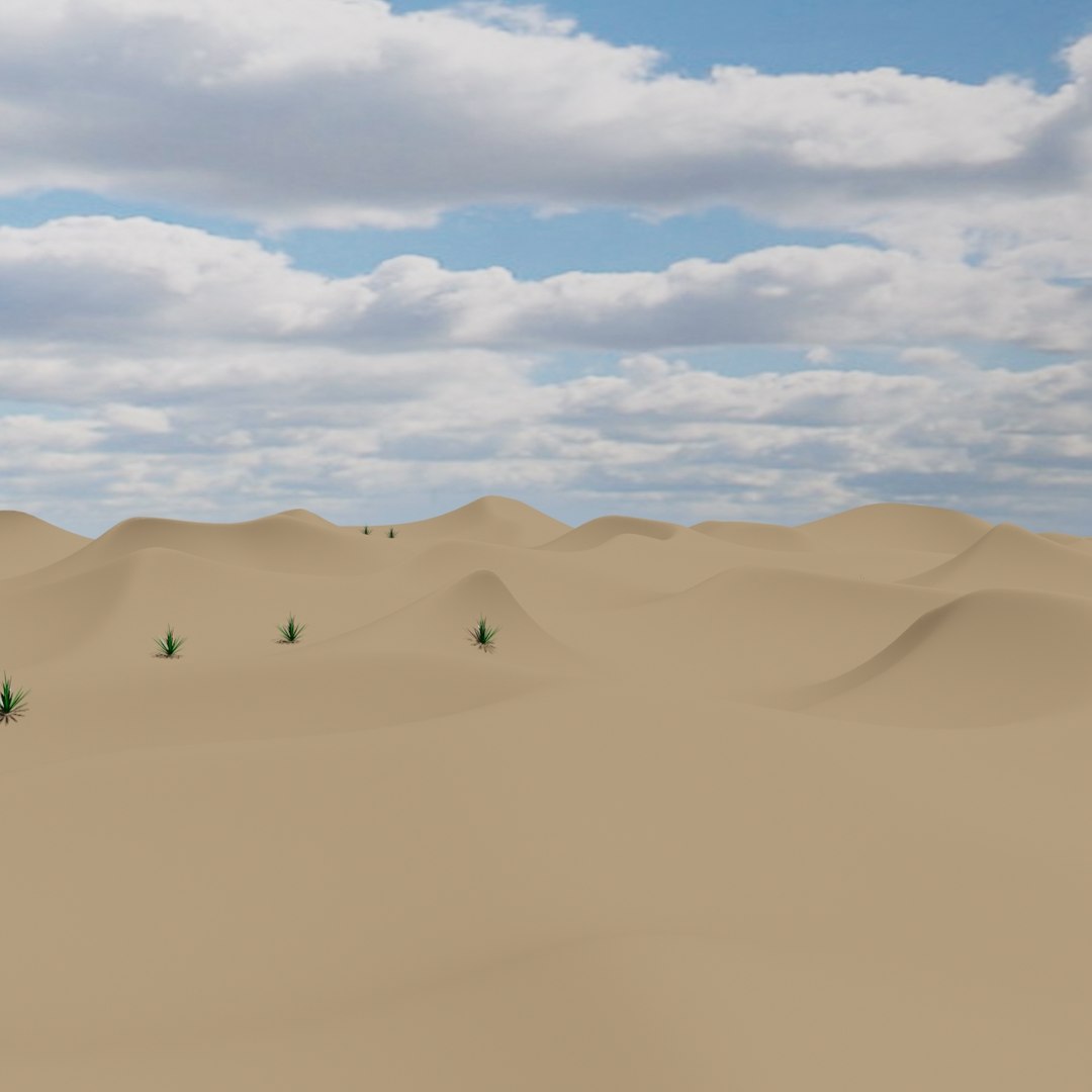 3D Cartoon Desert - TurboSquid 1758753