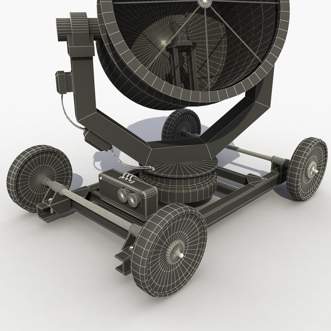 Searchlight Modeled Games 3d Model