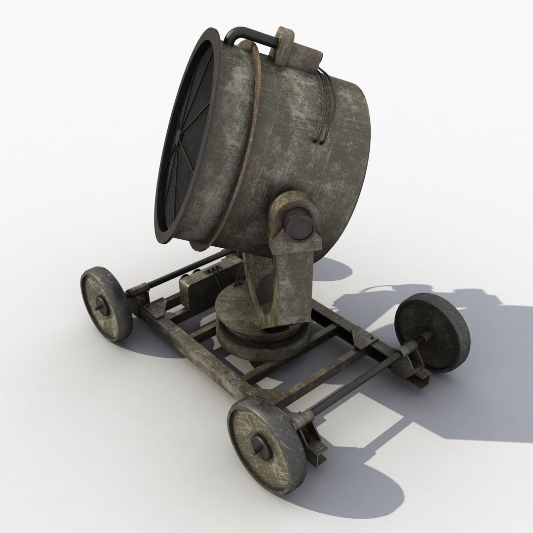 Searchlight Modeled Games 3d Model