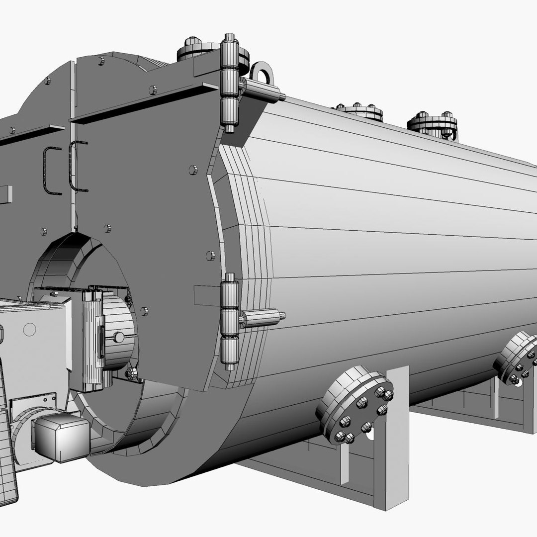 Gas Boiler 3d Max