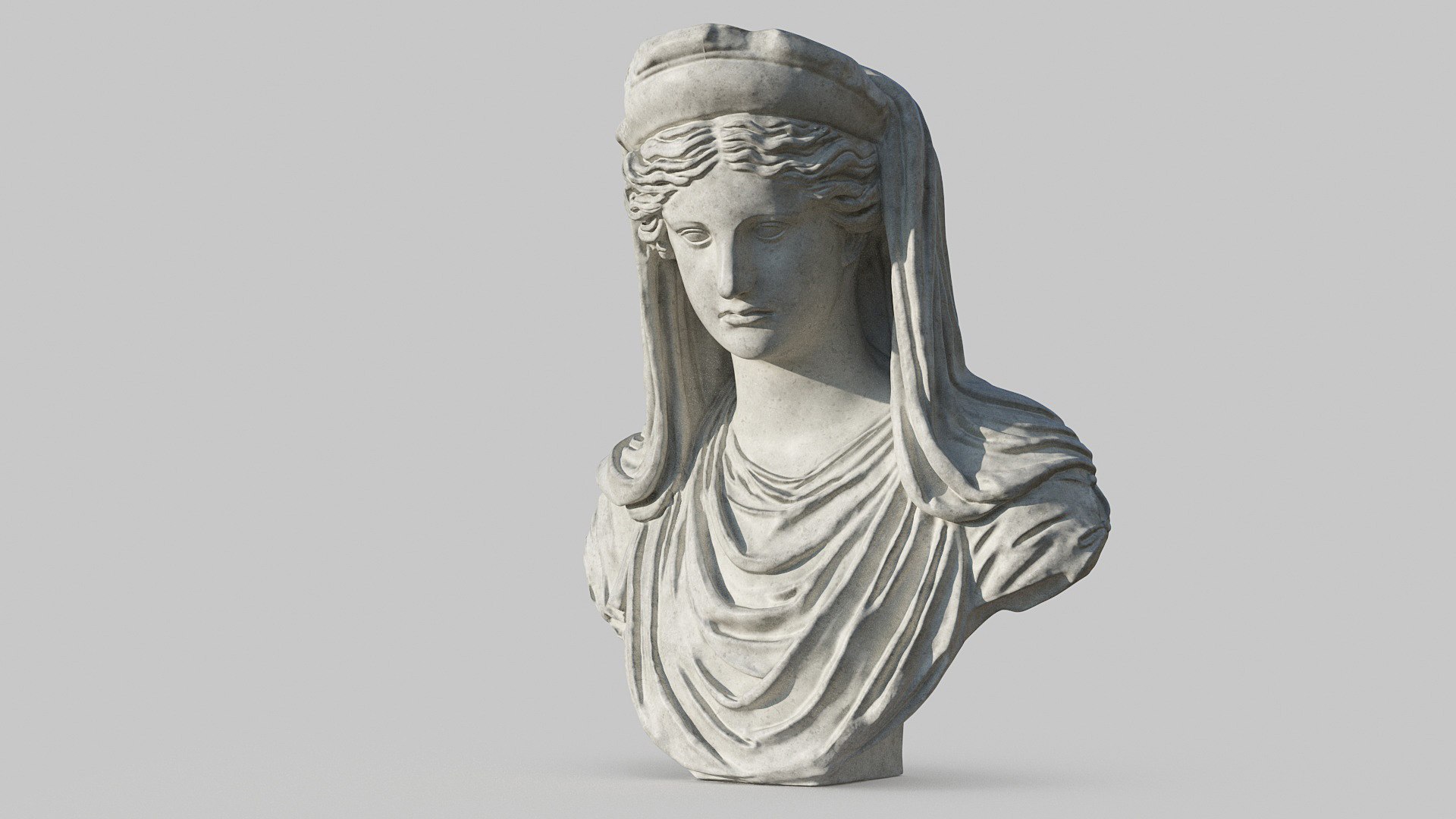 3D Model Bust Of Demeter - TurboSquid 1827728