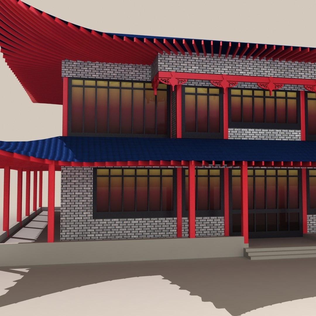3d Model China House