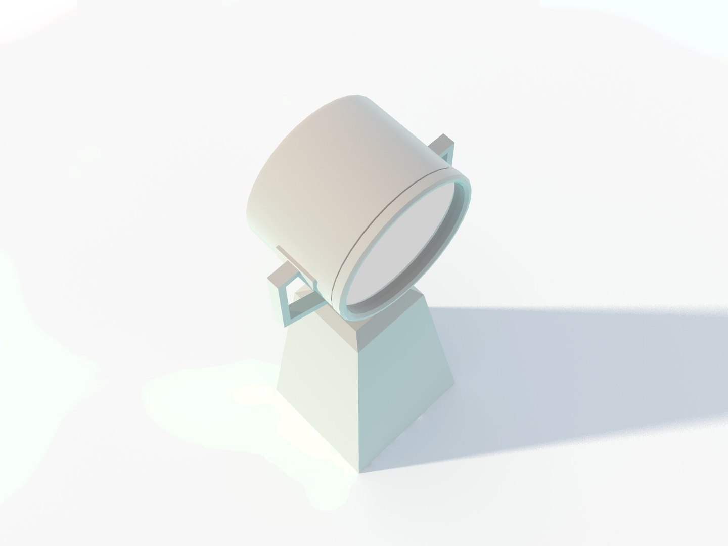 Low-poly Projector 3D Model - TurboSquid 1550461