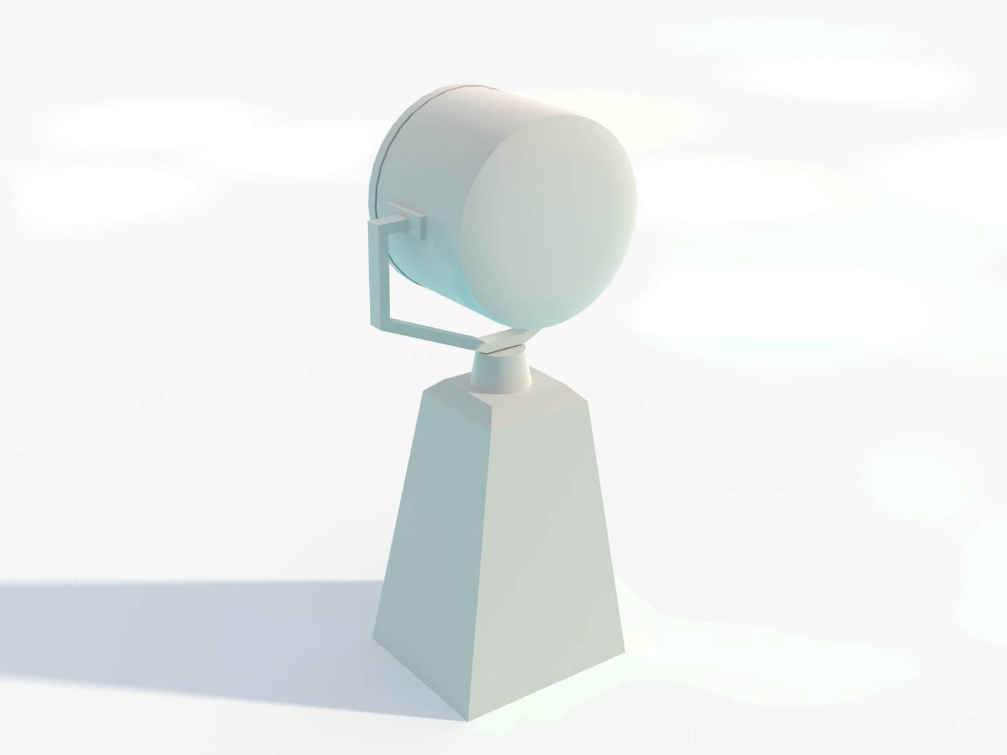 Low-poly Projector 3D Model - TurboSquid 1550461