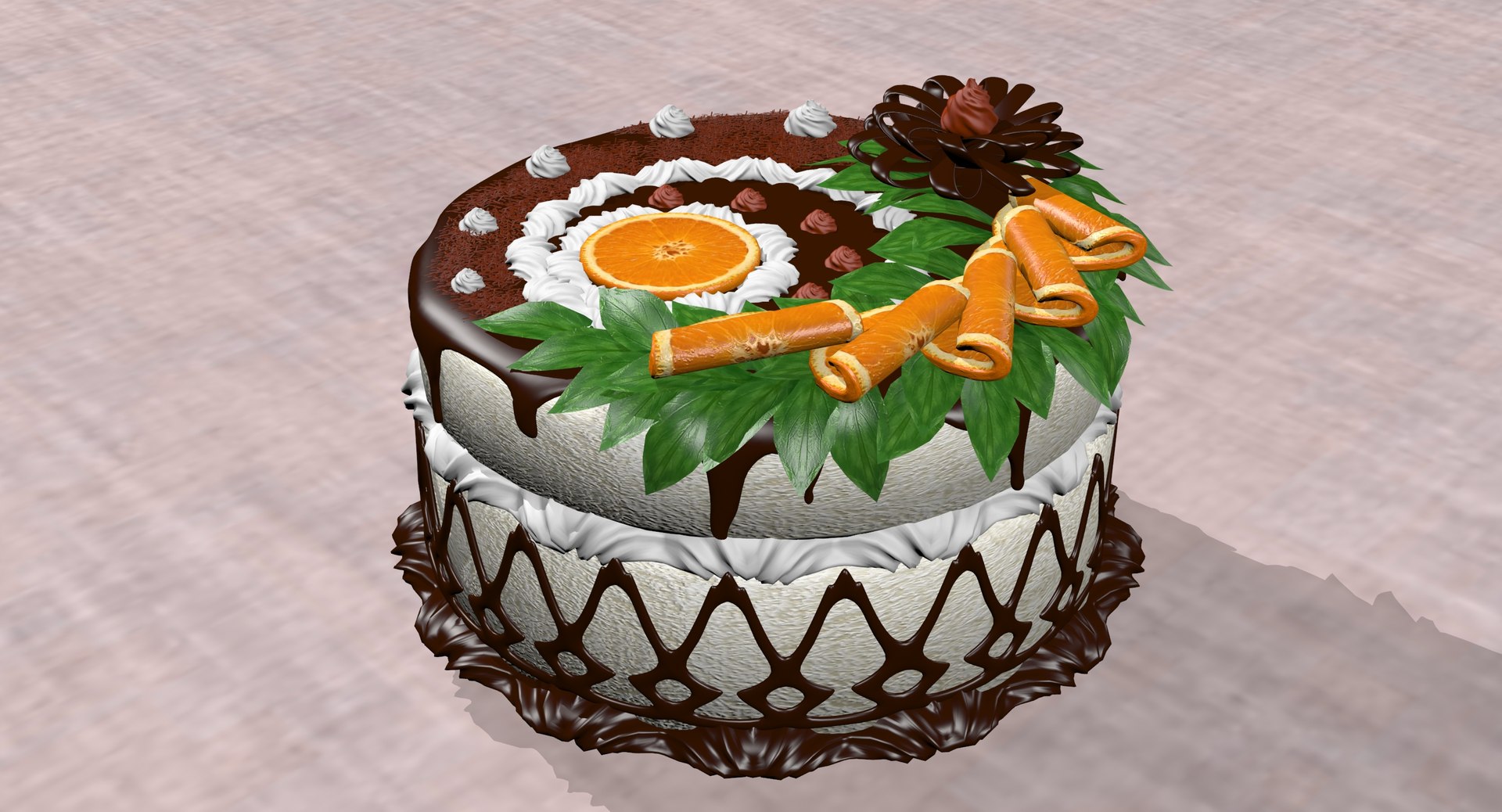 Delicious Cake 3d Max
