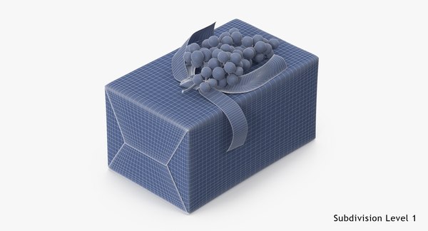 3D model wrapped christmas gift 01 - TurboSquid 1223273