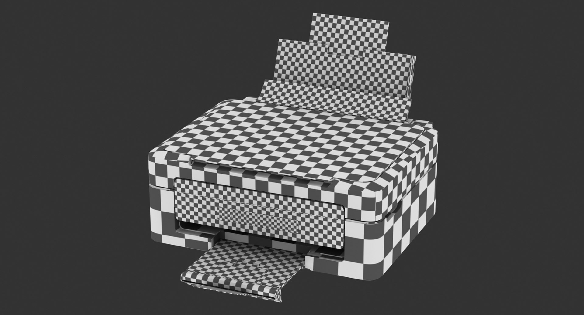 printer scanner combo 3d model