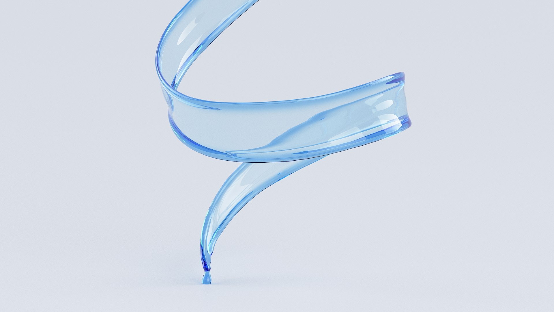 Elegant Curved Splash 10 3D model - TurboSquid 2033546