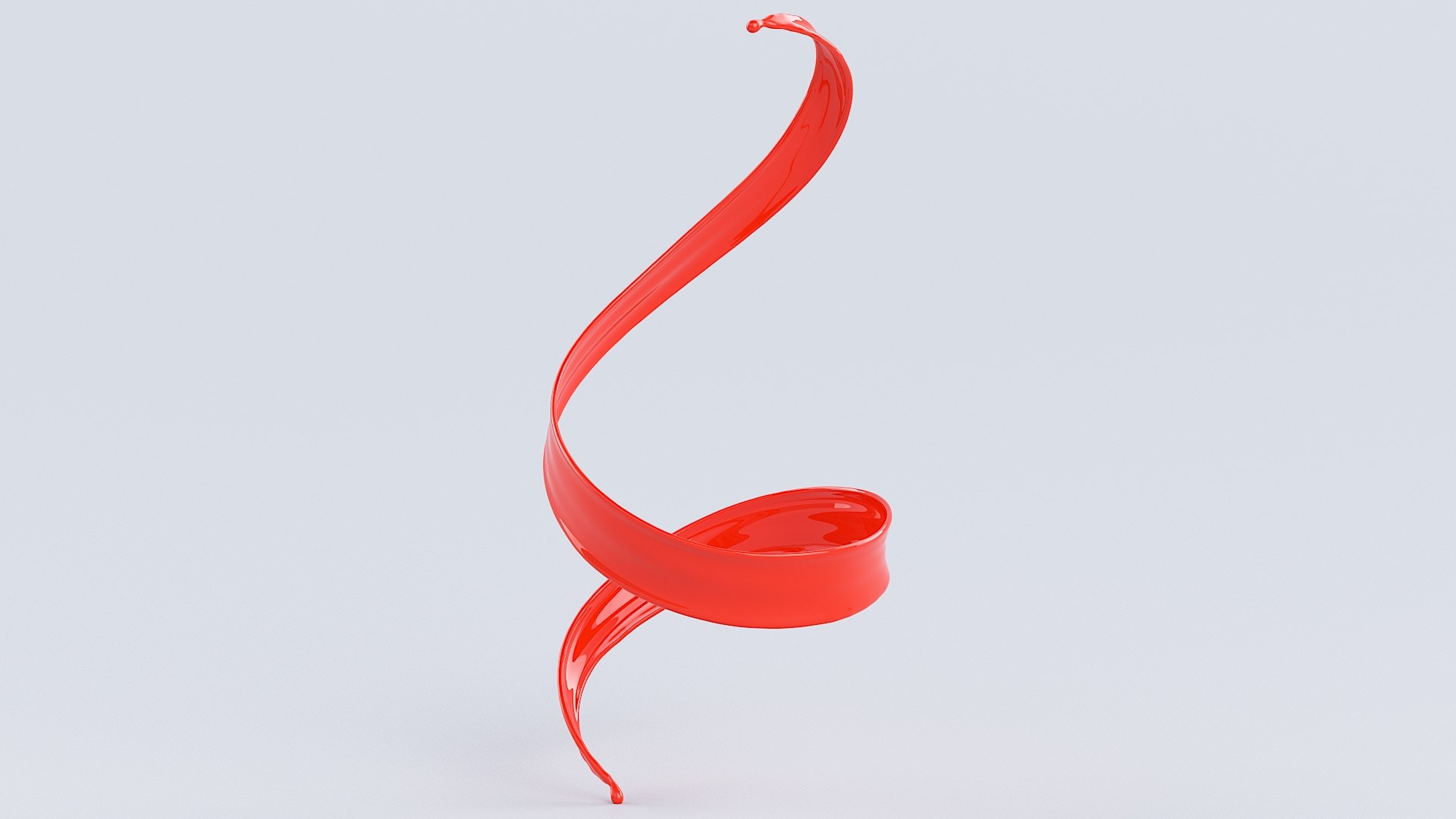 Elegant Curved Splash 10 3D model - TurboSquid 2033546