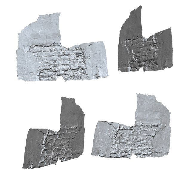 3D model realistic scan wall raw - TurboSquid 1594034