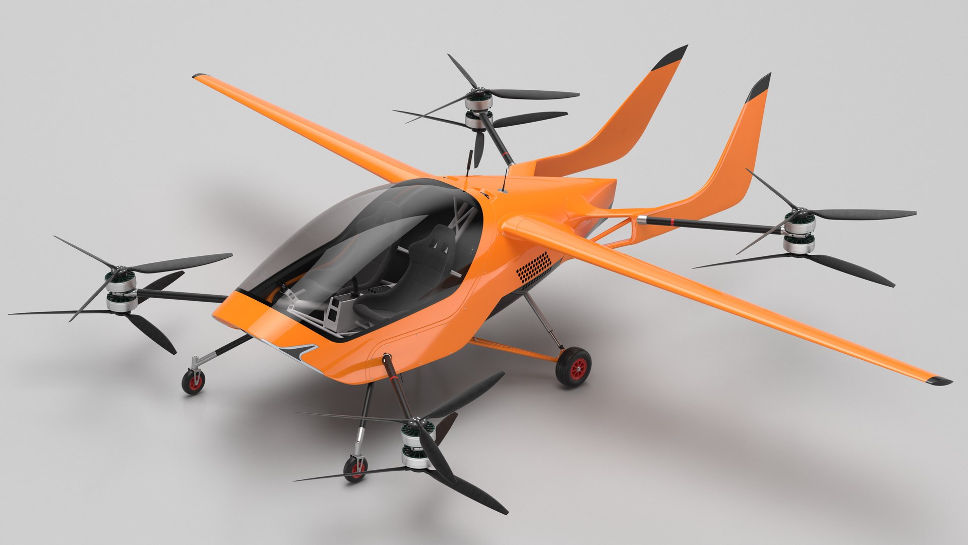 3D Model Electric Personal Air Mobility Vehicle - TurboSquid 1994645