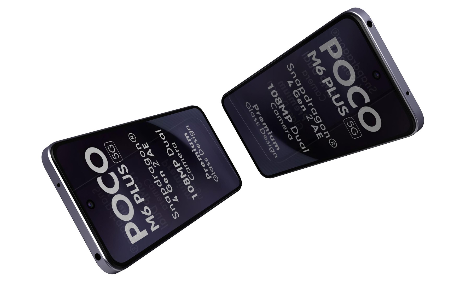 Xiaomi Poco M6 Plus 5G Misty Lavender 3D Model - TurboSquid 2264757