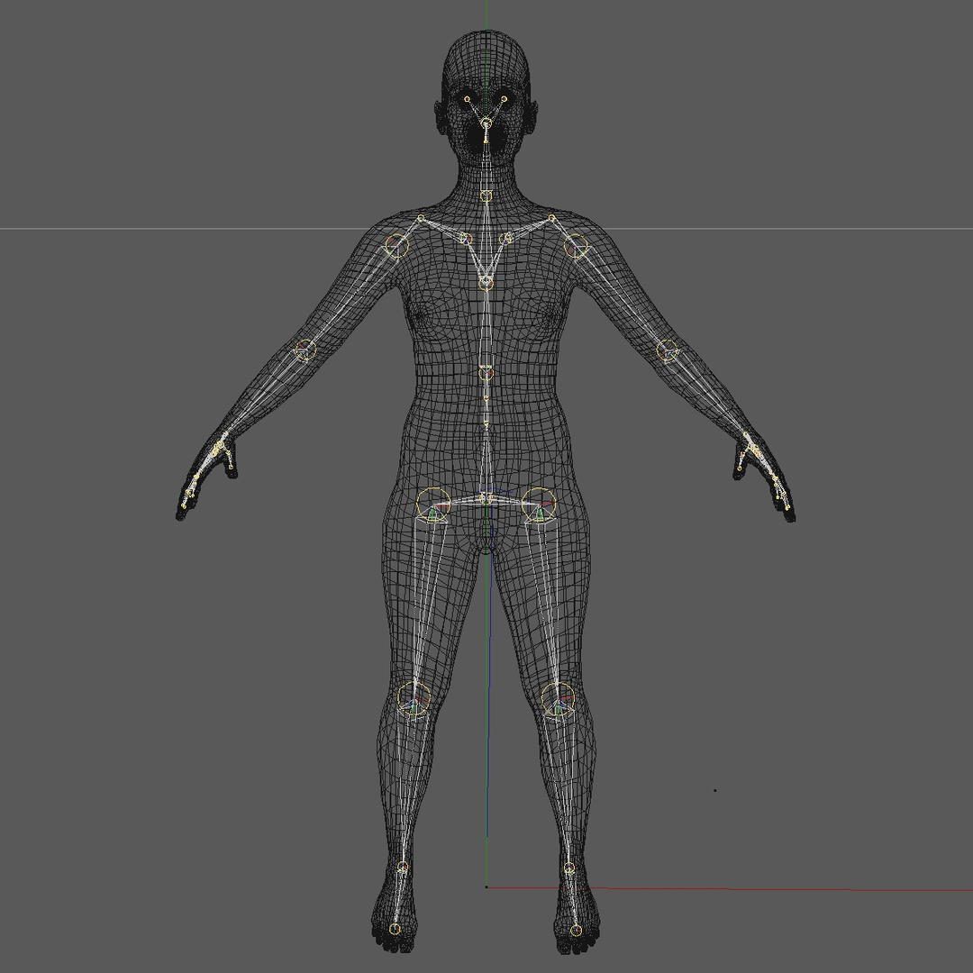 base mesh 24 year 3d model