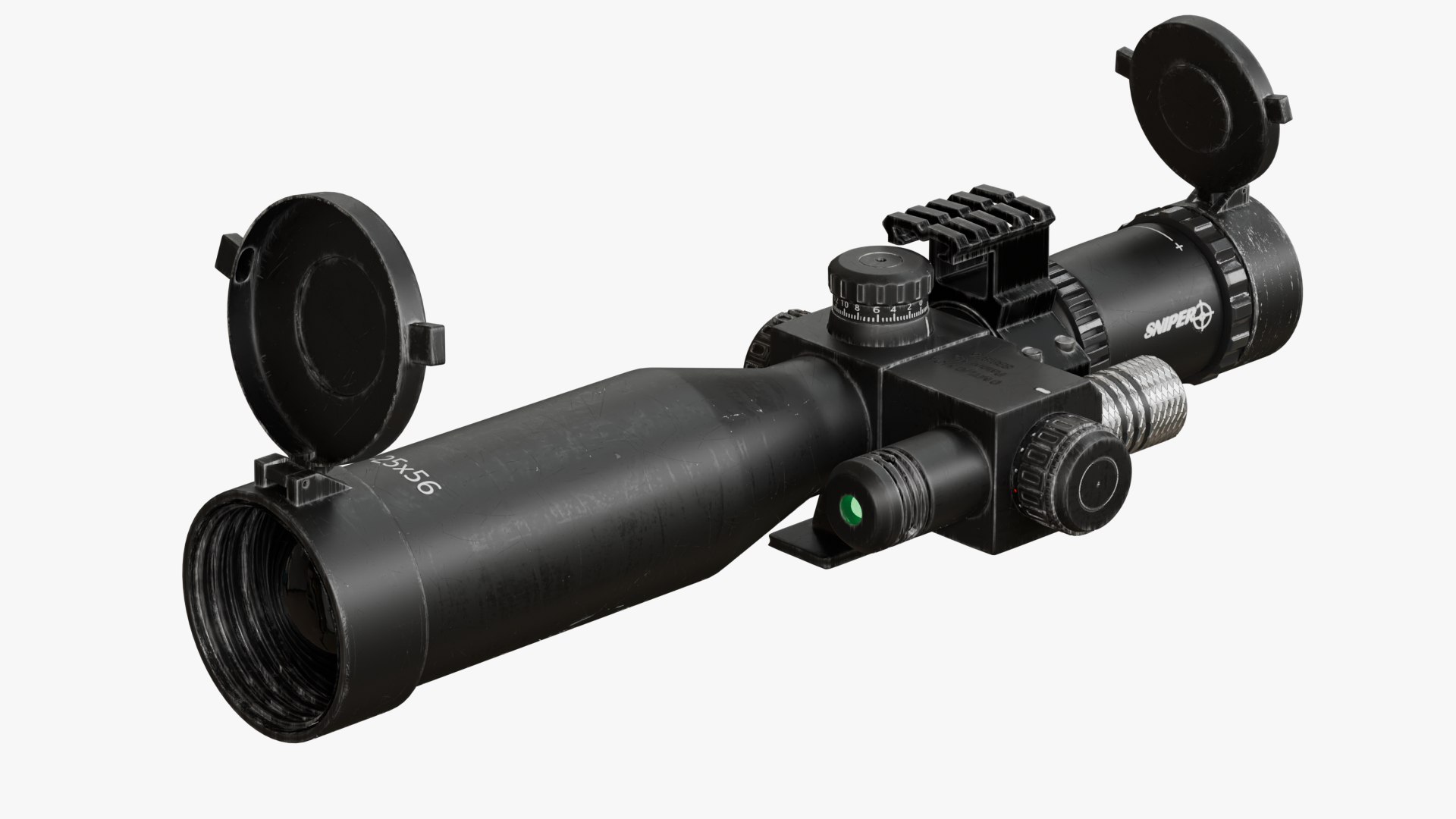 3D Optical Scope - TurboSquid 2267627