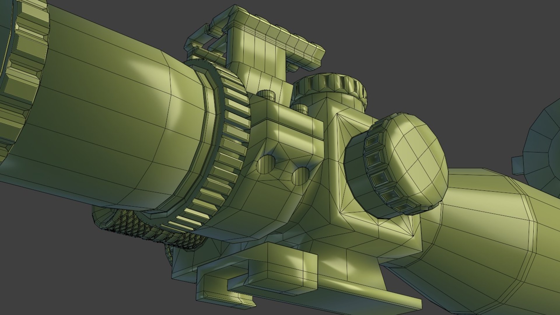 3D Optical Scope - TurboSquid 2267627