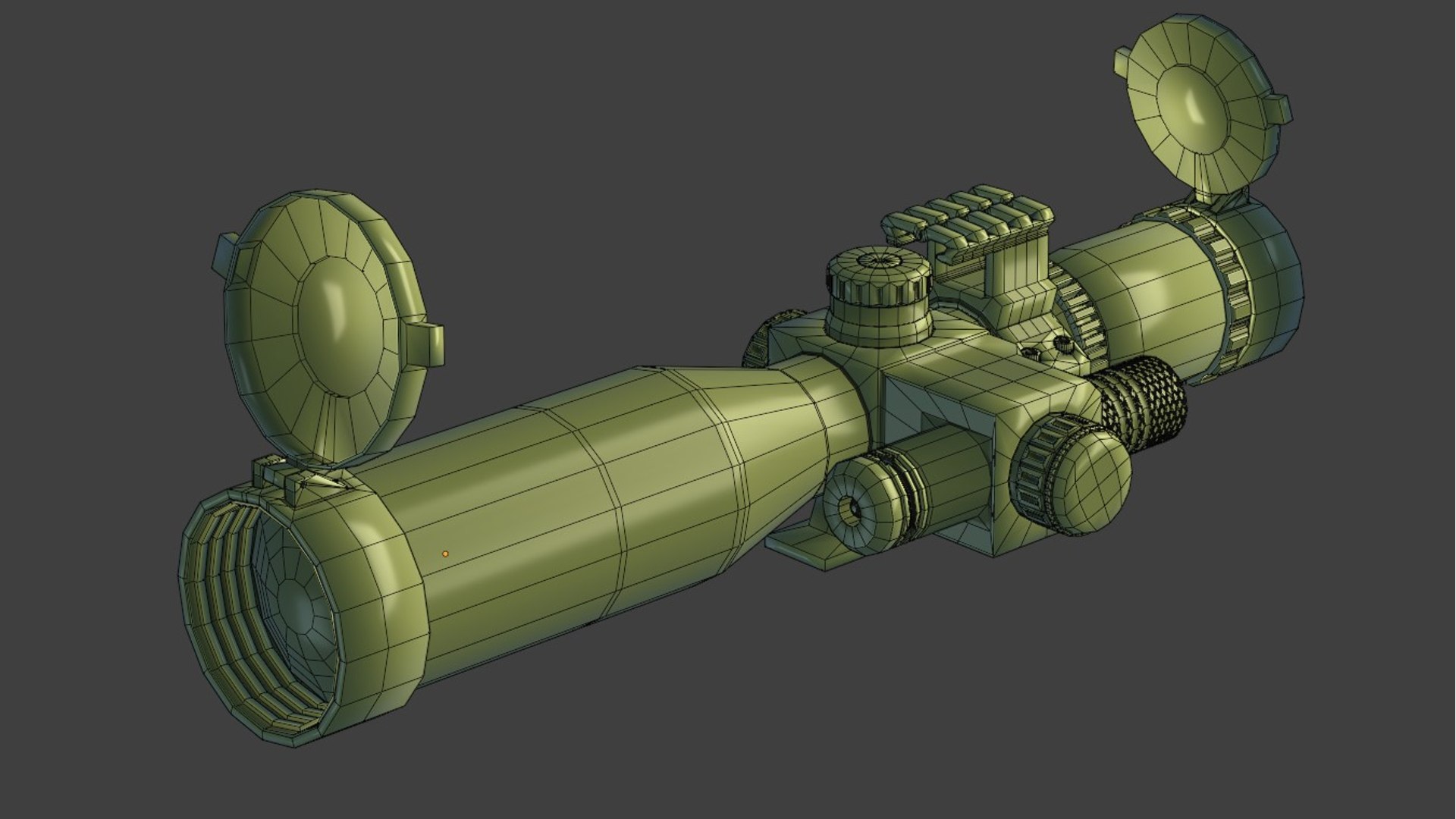 3D Optical Scope - TurboSquid 2267627