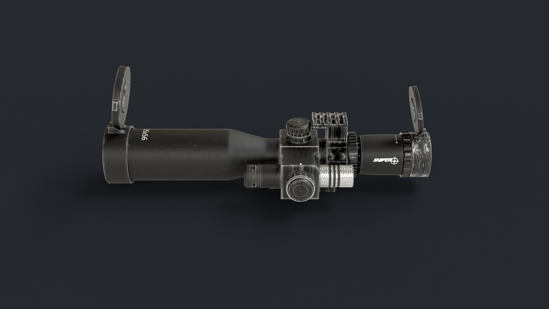 3D Optical Scope - TurboSquid 2267627