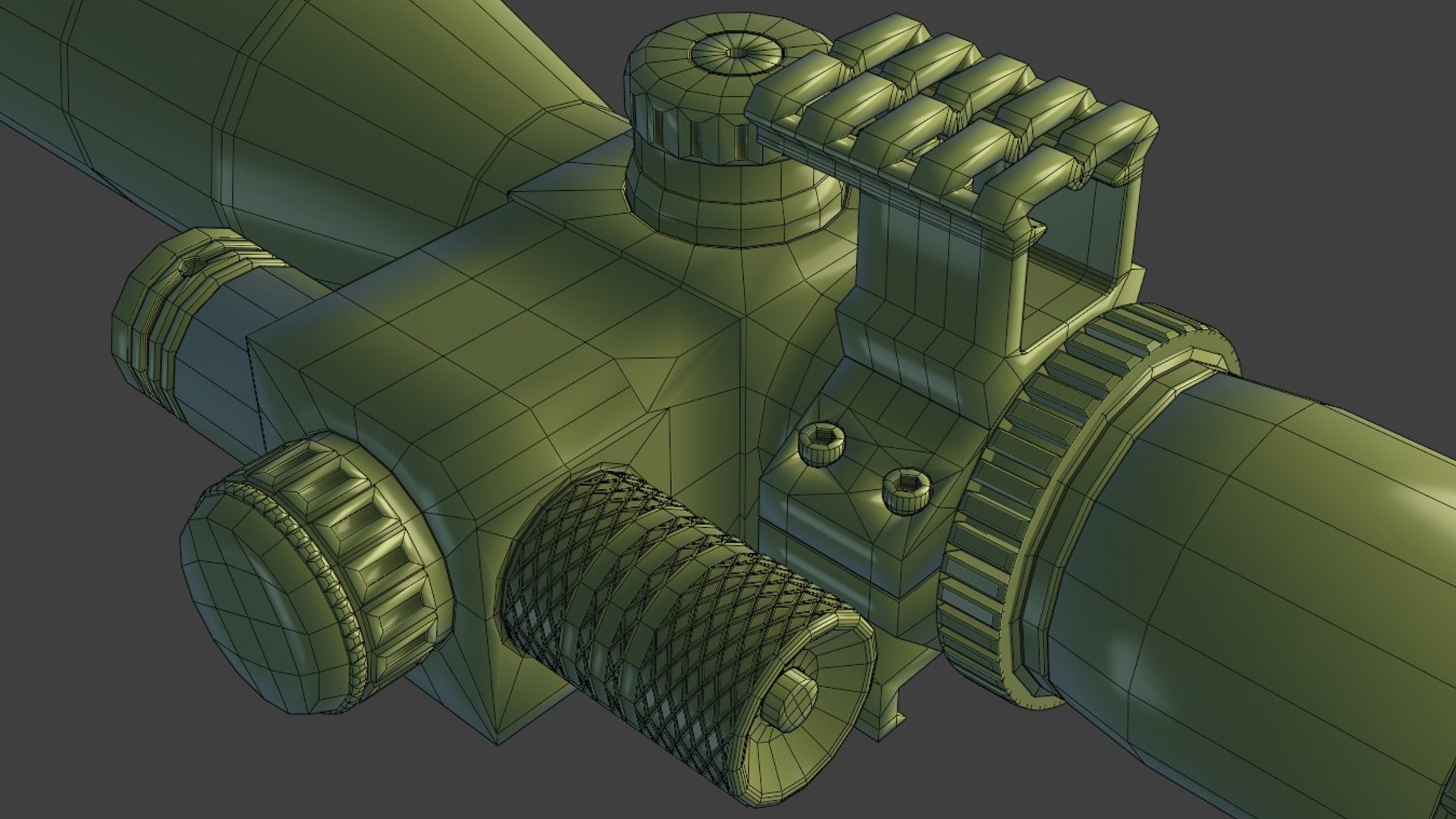 3D Optical Scope - TurboSquid 2267627