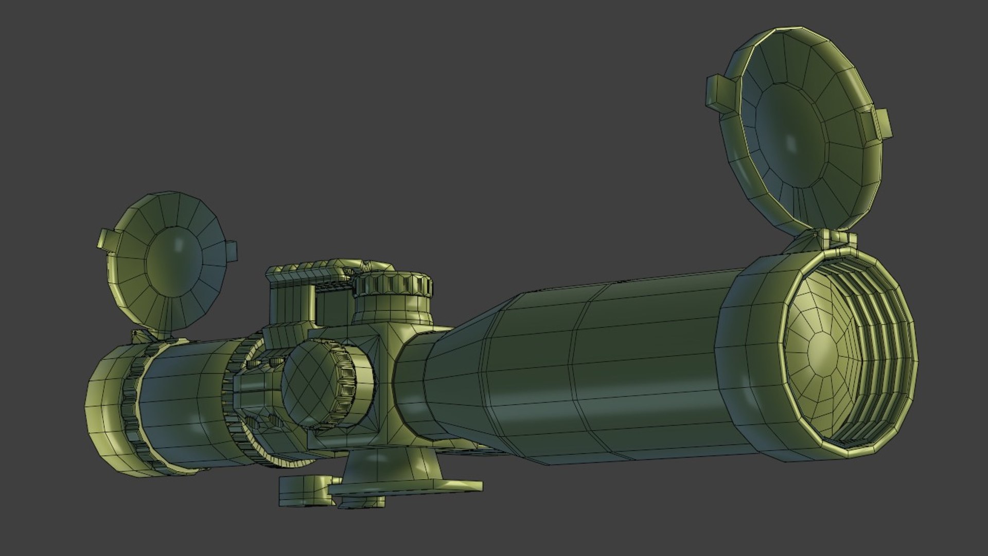3D Optical Scope - TurboSquid 2267627