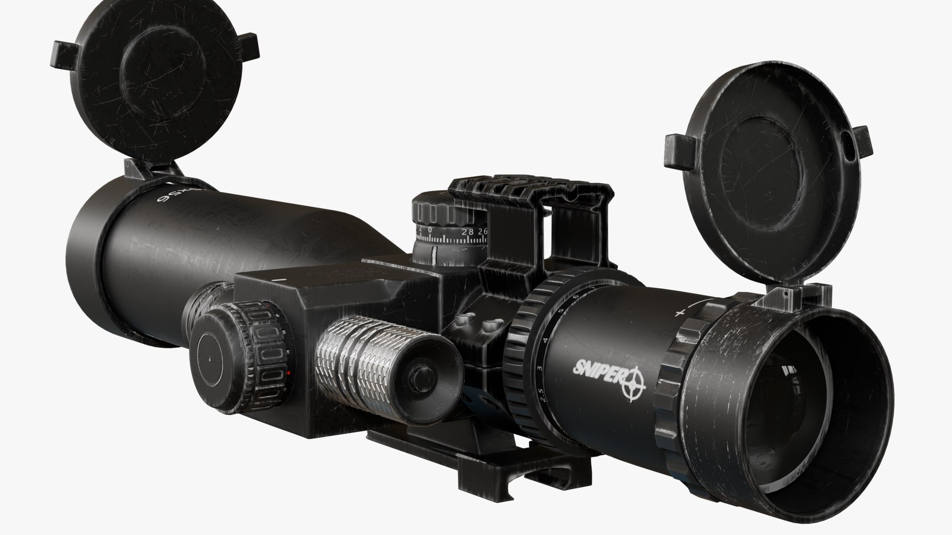 3D Optical Scope - TurboSquid 2267627