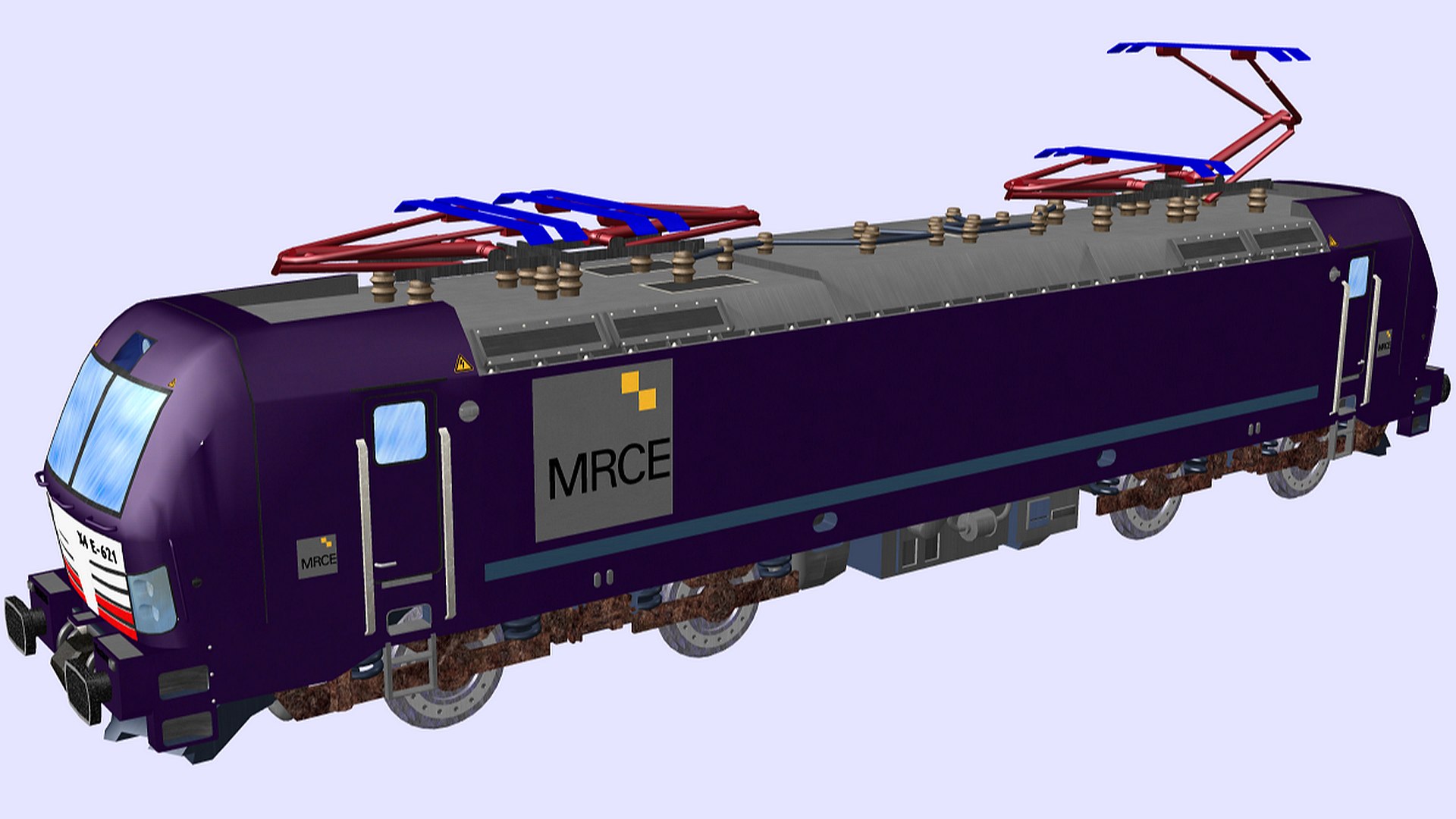 3D siemens vectron 193-621 mrce model - TurboSquid 1817423