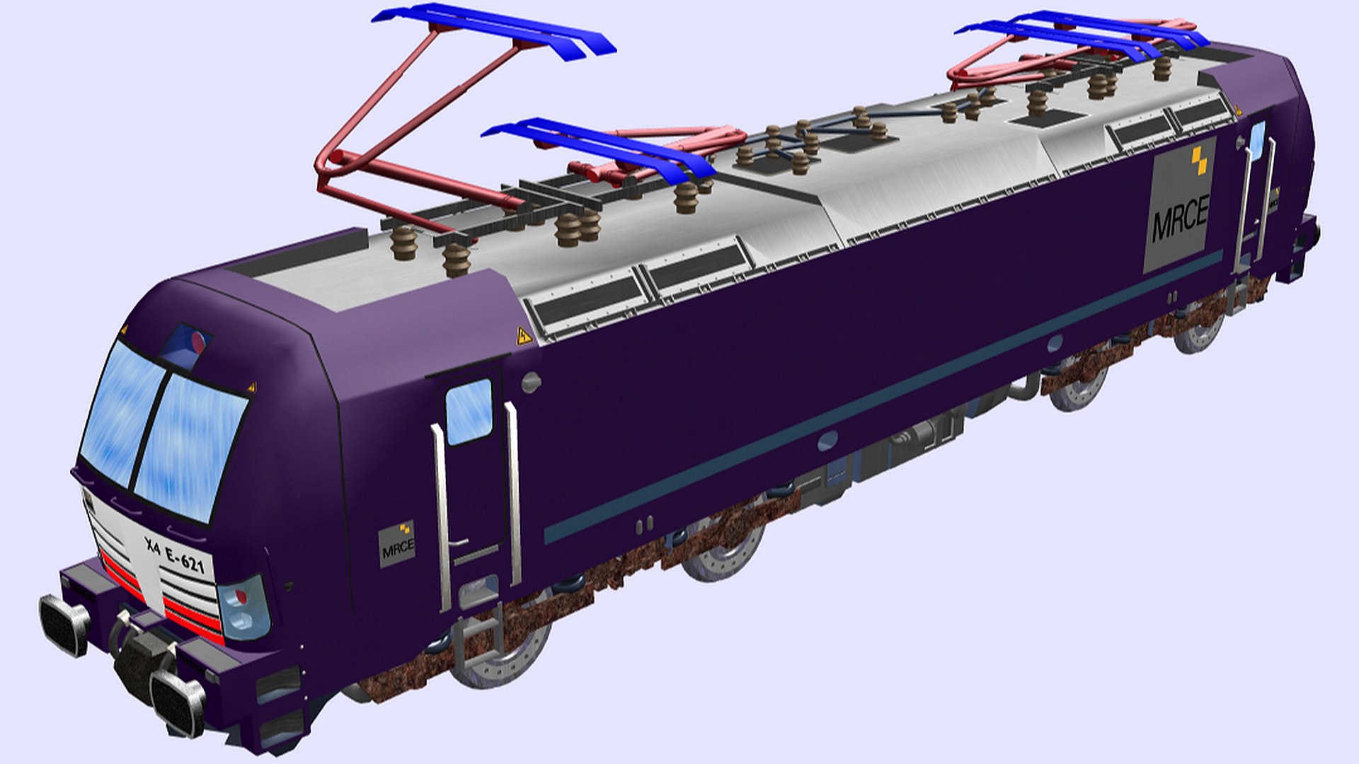 3D siemens vectron 193-621 mrce model - TurboSquid 1817423