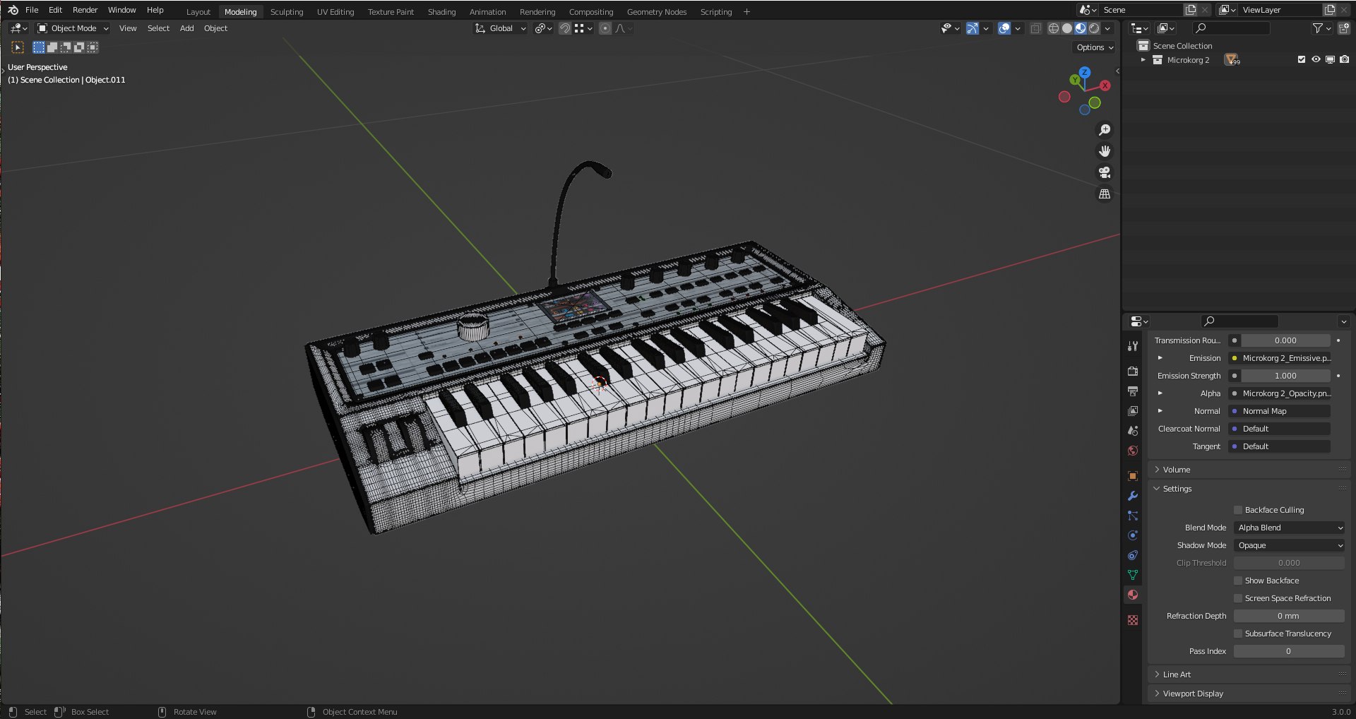 3D Korg MicroKORG 2 Synthesizer And Vocoder 3D Model White - TurboSquid ...