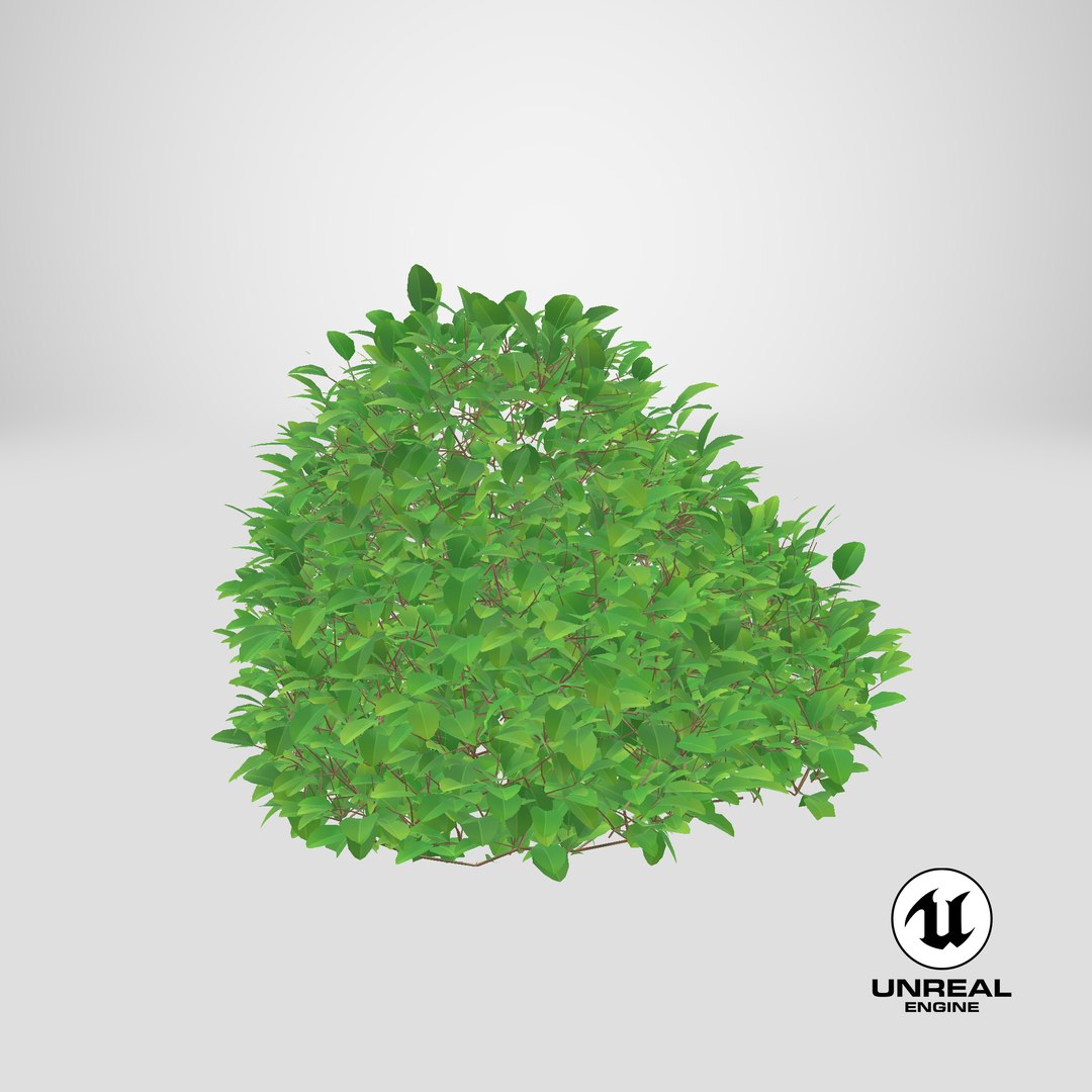 Cartoon Bush 16 3D - TurboSquid 1941442