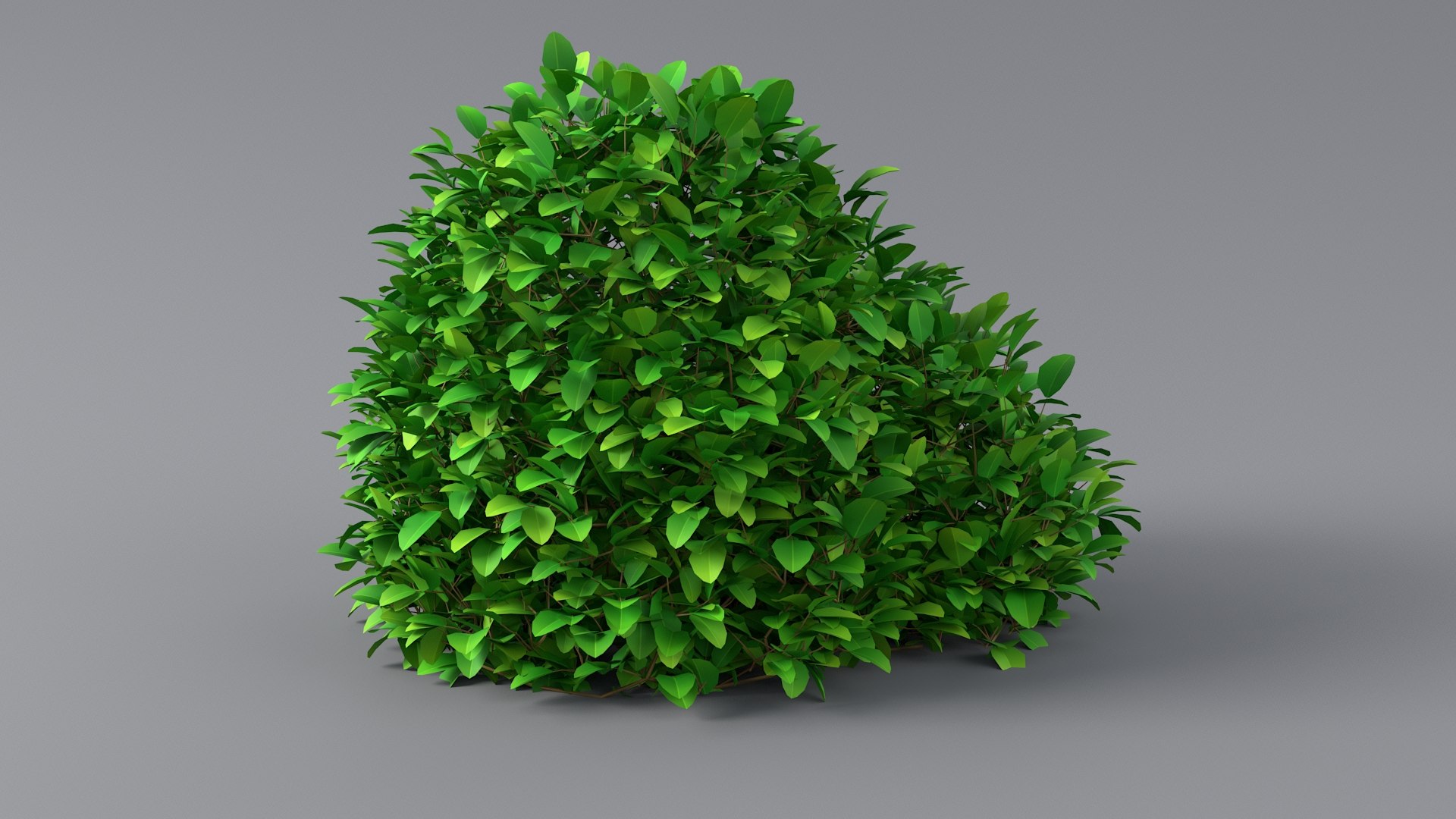 Cartoon Bush 16 3D - TurboSquid 1941442