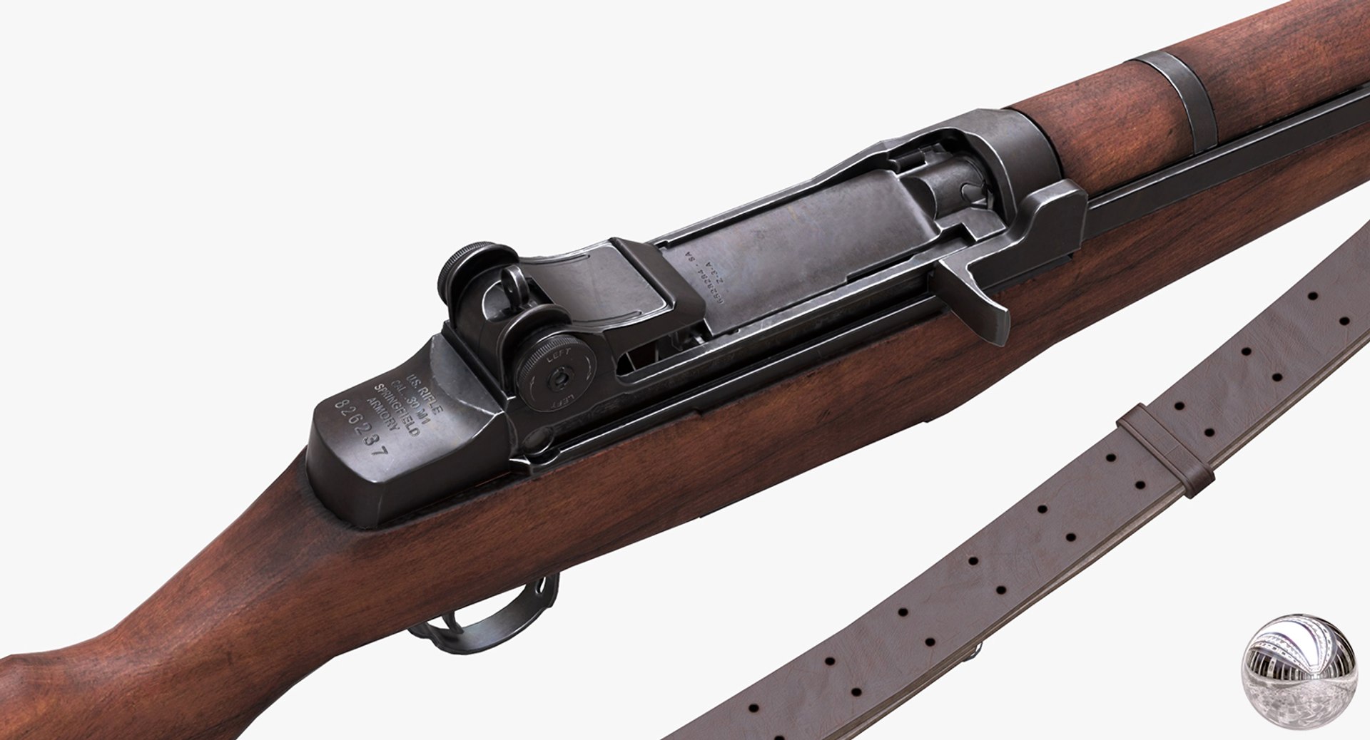 m1 garand 3d model