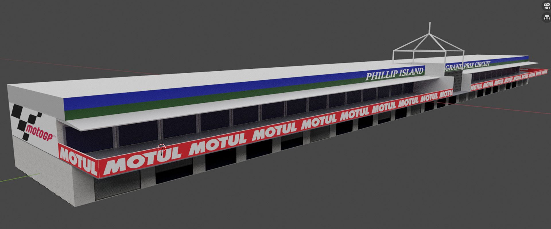 Pit Lane 3D Model - TurboSquid 1717085