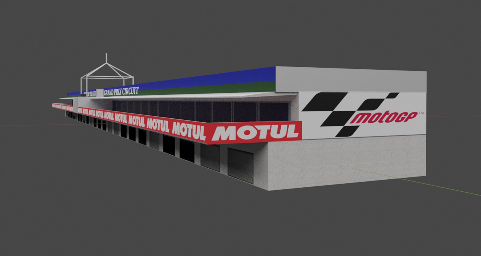 Pit Lane 3D Model - TurboSquid 1717085