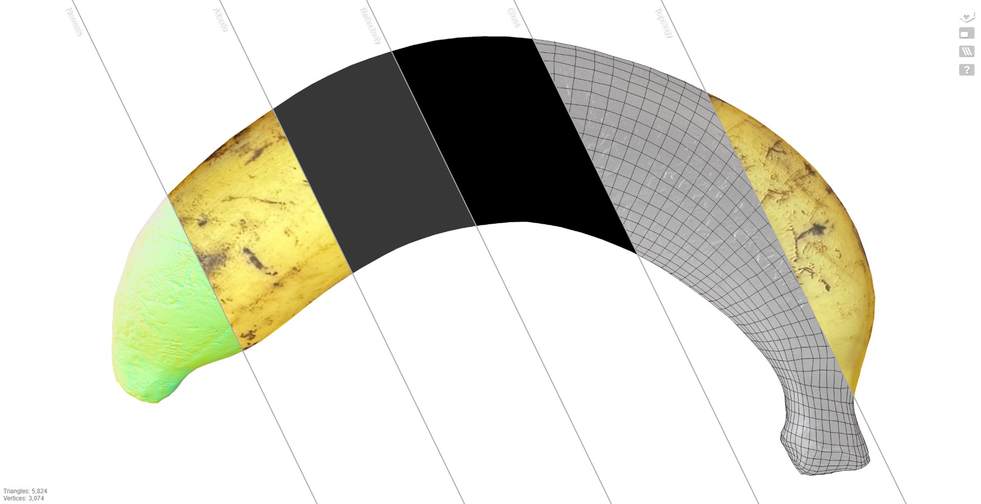 Banana Realistic Style 2 Model - TurboSquid 2027298