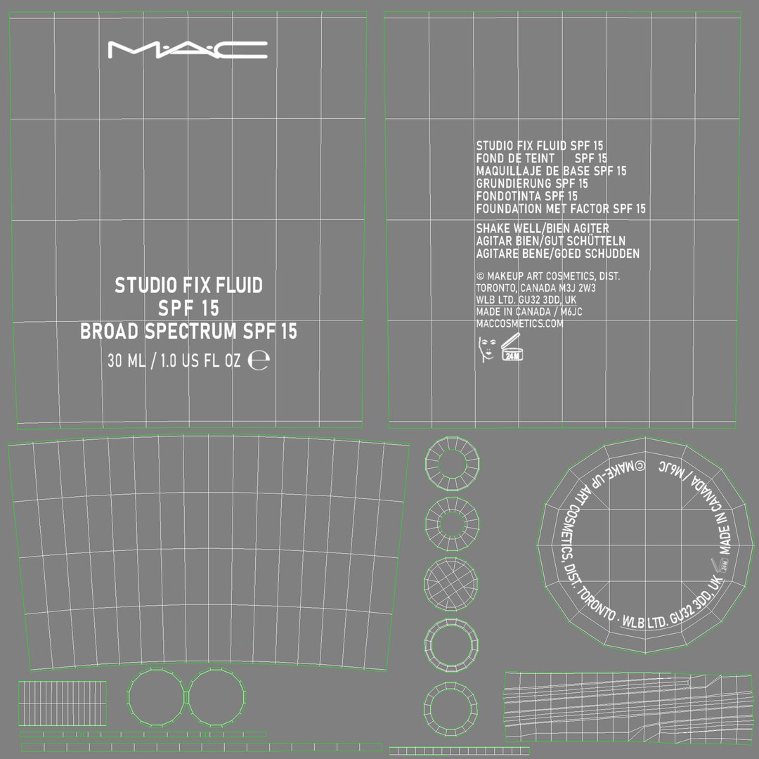 3D 9 High Quality MAC Cosmetics Products - TurboSquid 2218946