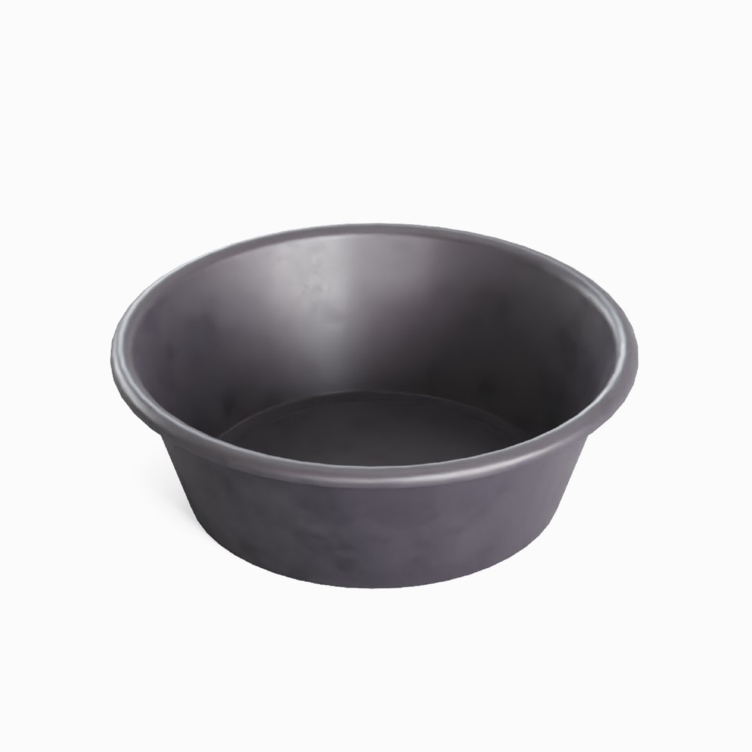 Plastic Wash Basin D 10 3D Model - TurboSquid 2312084