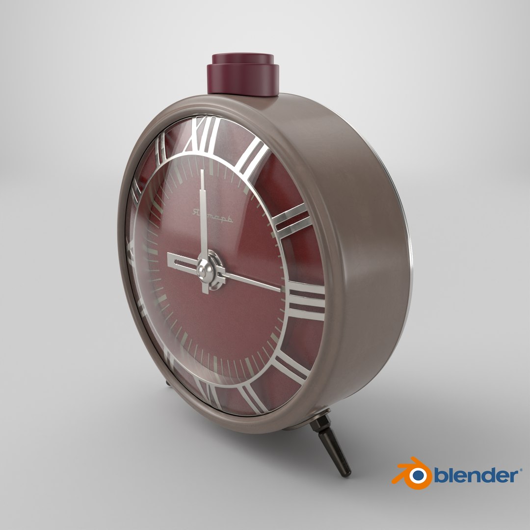 3D Clock 01 Model - TurboSquid 1987200