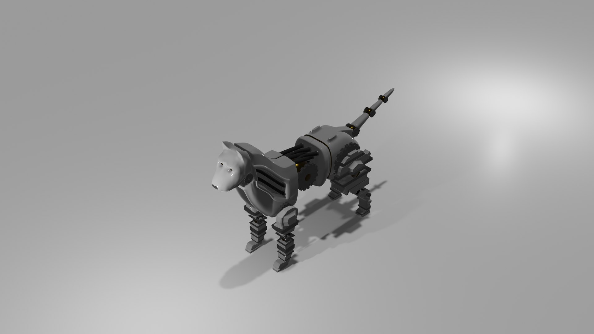 Robot Dog Model - TurboSquid 1603832
