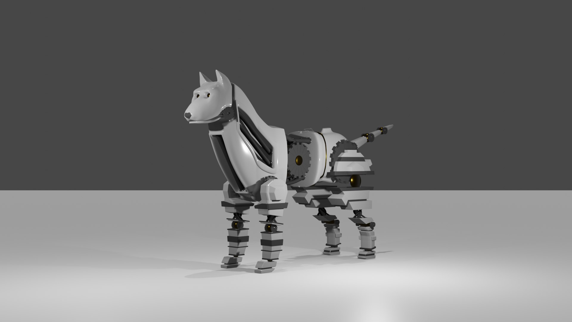 Robot Dog Model - TurboSquid 1603832