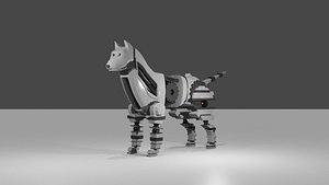 Dog Robot 3d Model