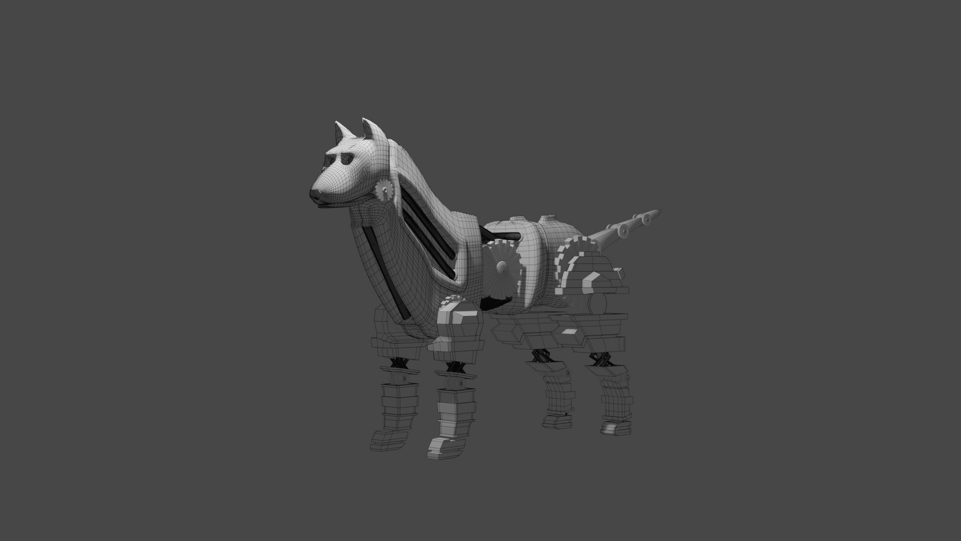 Robot Dog Model - TurboSquid 1603832