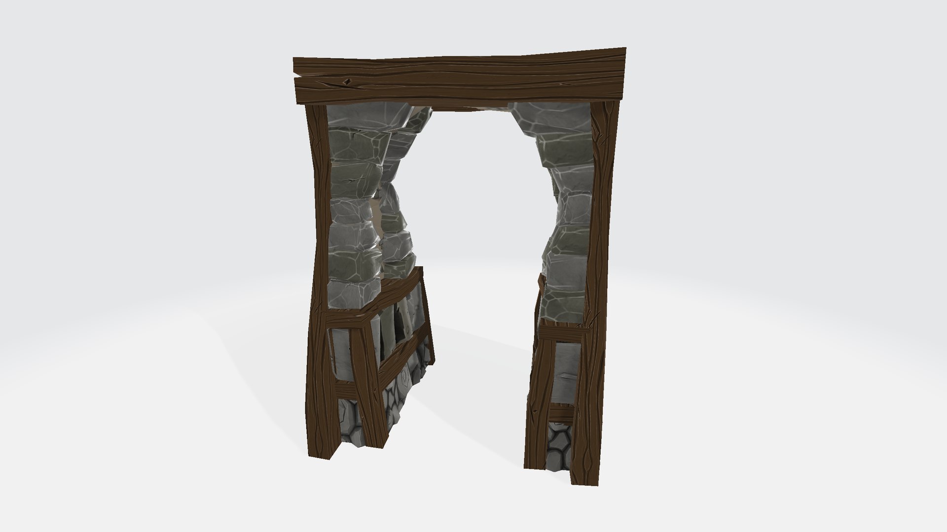 Crenellated Gate Model - TurboSquid 2505589
