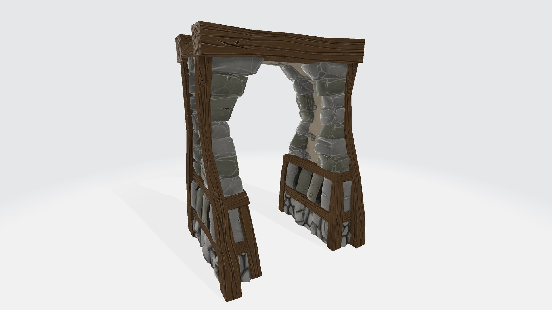 Crenellated Gate Model - TurboSquid 2505589