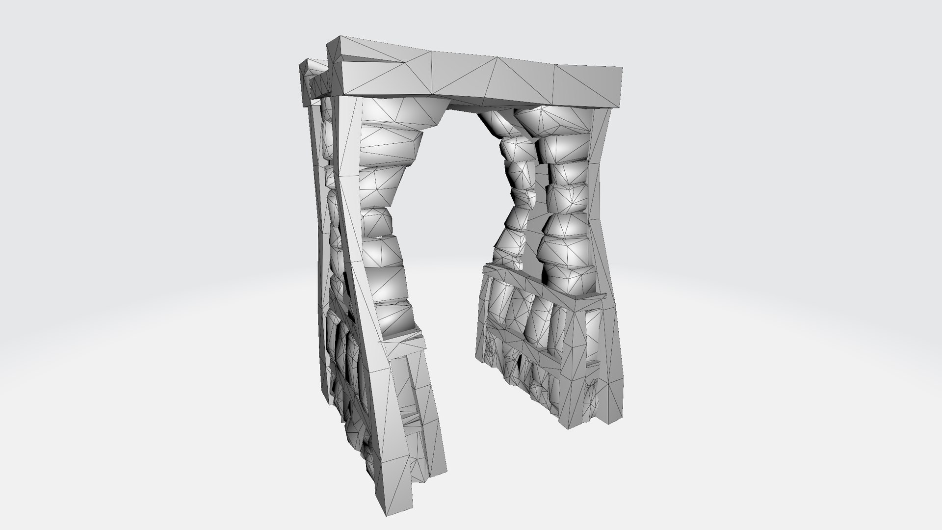 Crenellated Gate Model - TurboSquid 2505589